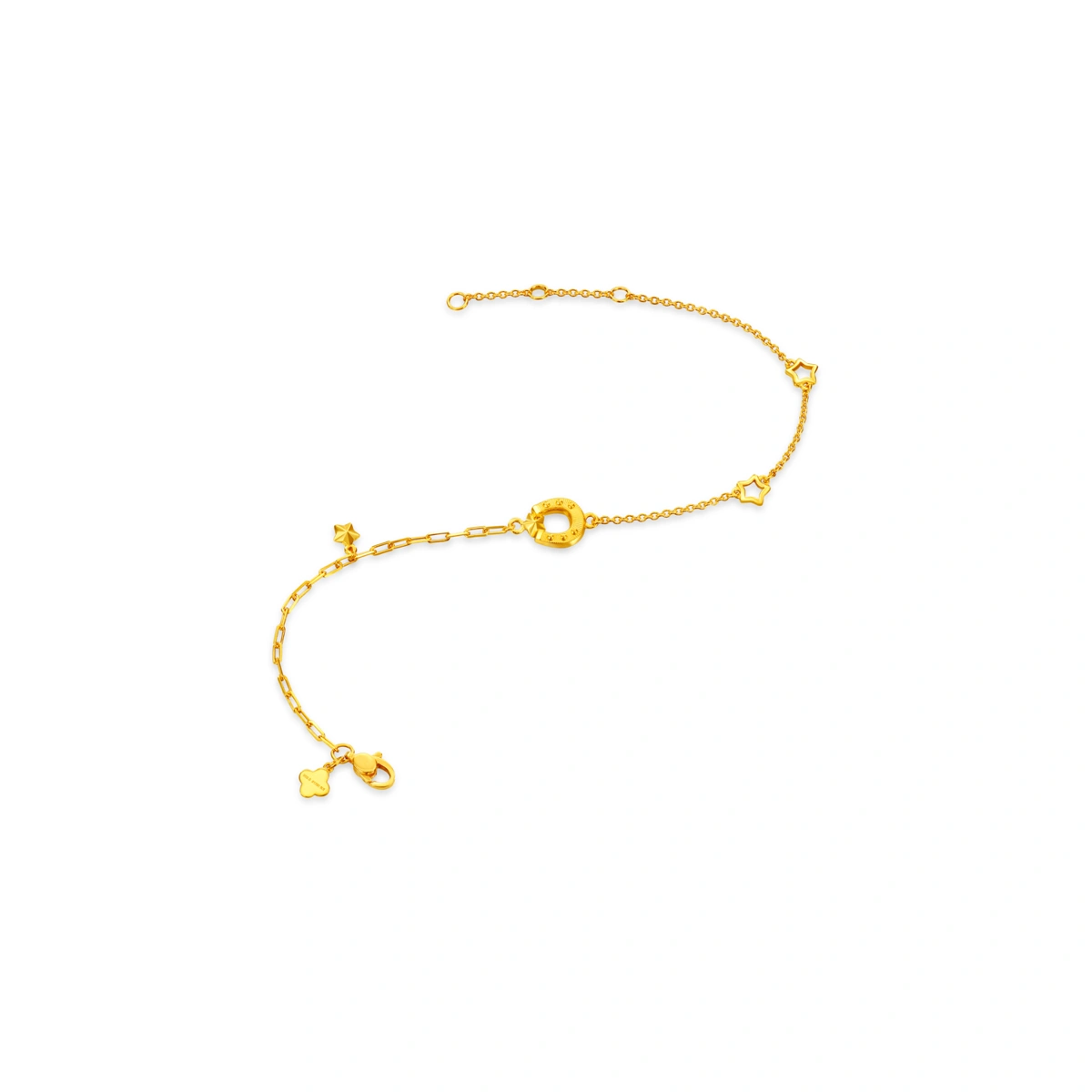 馬蹄扣999.9黃金手鏈 | 馬年生肖推廣 | 周大福珠寶